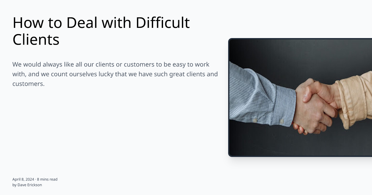 How to Deal with Difficult Clients | ScreamingBox