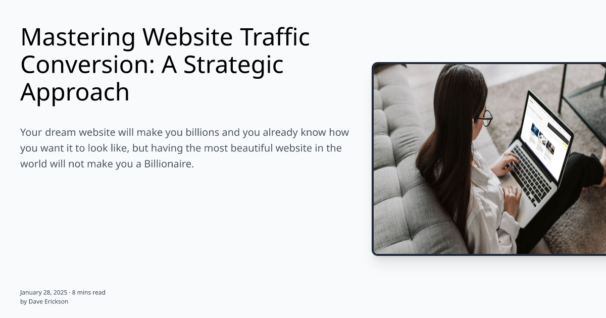 Mastering Website Traffic Conversion: A Strategic Approach | ScreamingBox